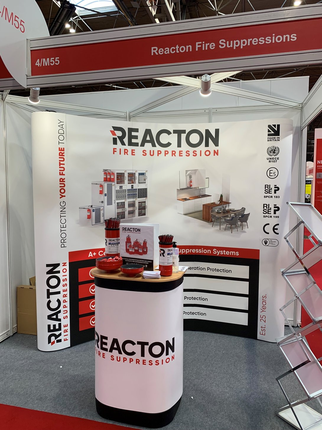 Reacton at the Fire Safety Event 2021
