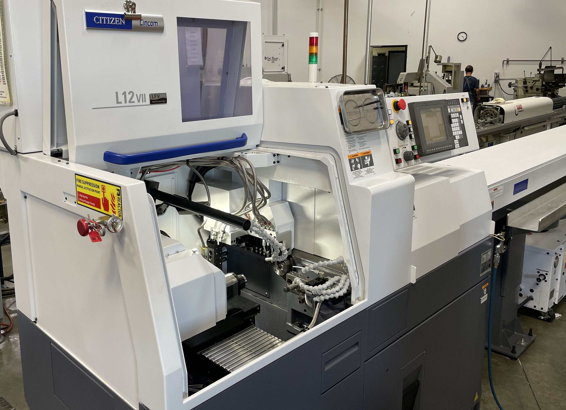 Reacton Fire Suppression Protecting Valuable CNC Machines